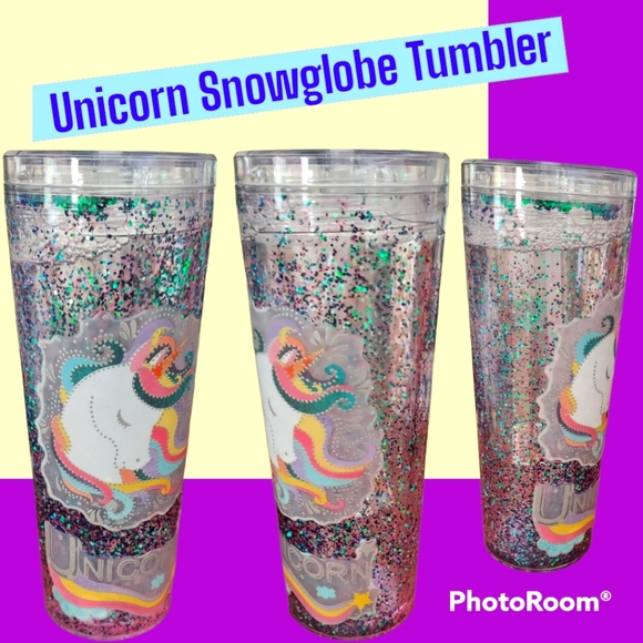 Southern Boujee Boutique | Dining | Unicorn Snow Globe Tumbler | Poshmark
